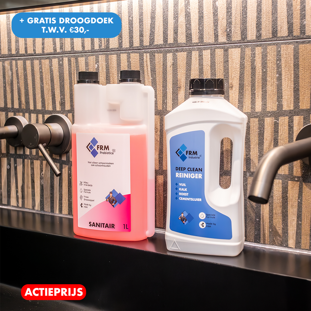 FRM pakket Probiotica sanitair + Deep Clean reiniger - geconcentreerde ...