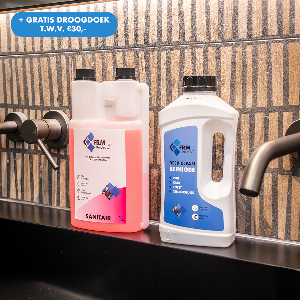 FRM pakket Probiotica sanitair + Deep Clean reiniger - geconcentreerde ...